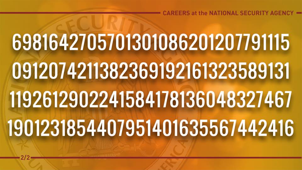 Solving the NSA’s Little Puzzle » Things I Sort of Know